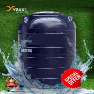 Water Tank Black Color With 10 Year Warranty. - Yekkil